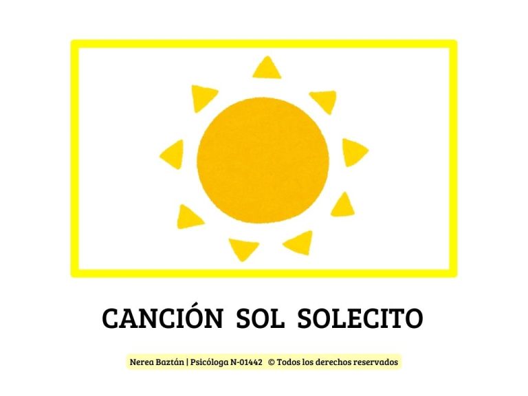 🎵 Canción Sol Solecito con Pictogramas Letra y Descarga