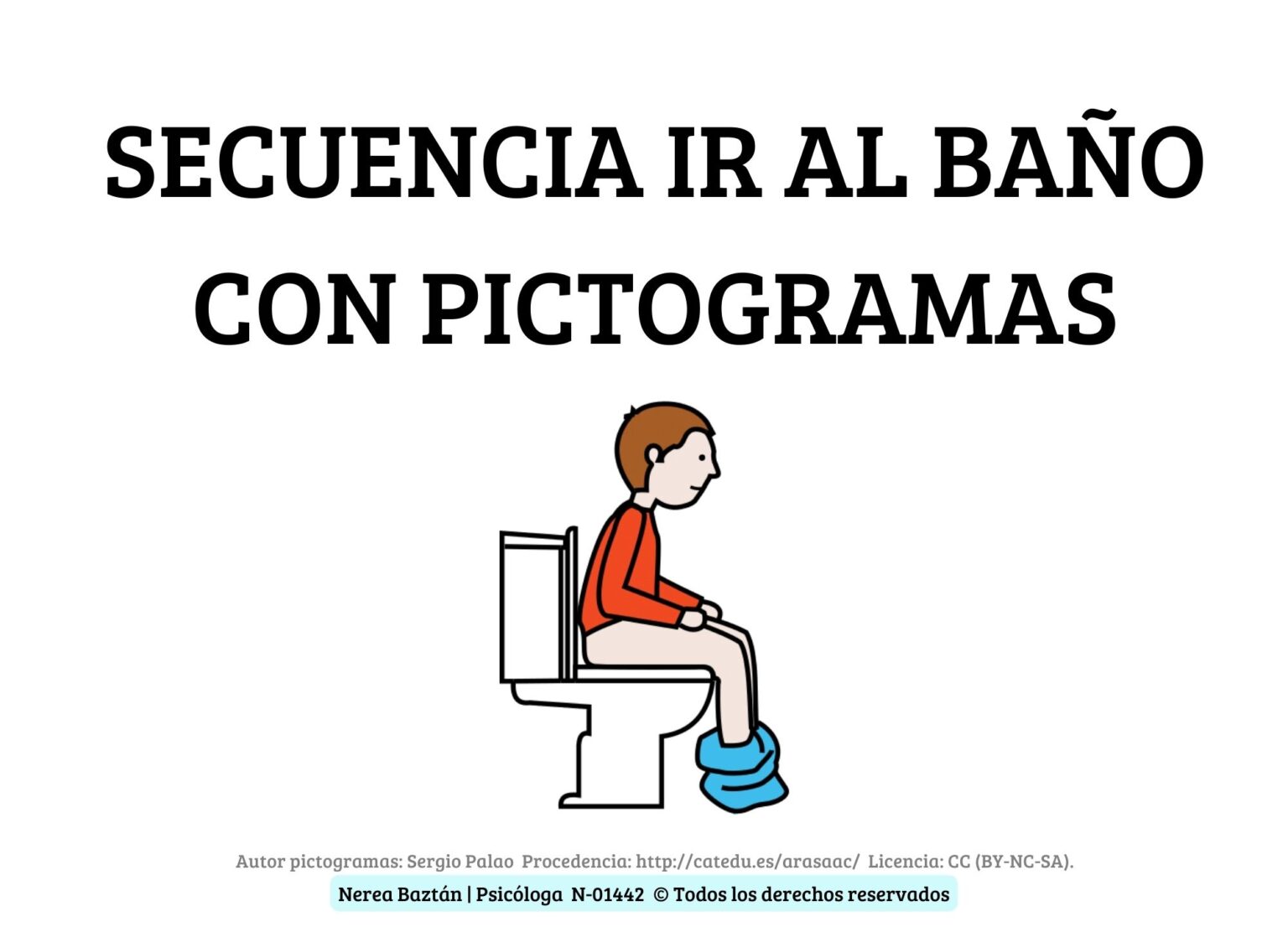 Secuencia para ir al baño con pictogramas | Nerea Baztán